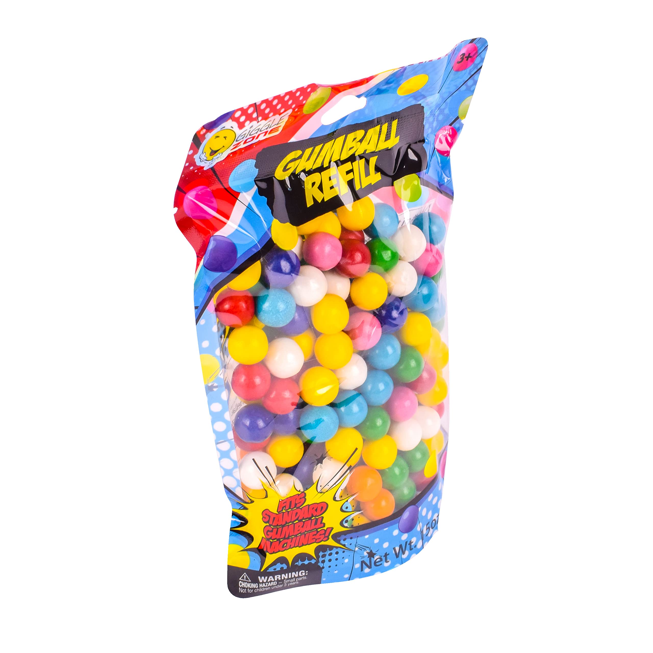 Gumballs for Gumball Machine, 15oz Assorted Chewing Gum Fruit Flavored Bubble Gum, Gluten Free, 193 pieces