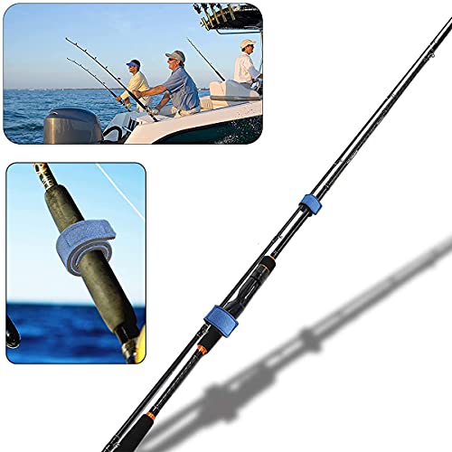 Fishing Rod Non-Slip Fixed Binding Rod Belt, Magic Bait Belt, Fishing Rod Non-Slip Fixed Binding Rod Belt, Adjustable Rotating Rod with Bracket, Fishing Tackle Tie Bag Accessories