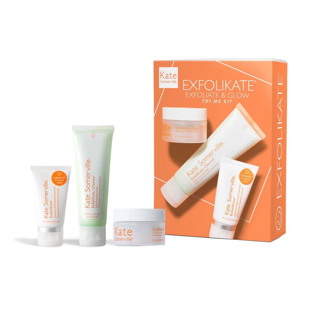 Kate Somerville ExfoliKate® Try Me Kit - Exfoliate & Glow - 3-Piece Skin Care Set