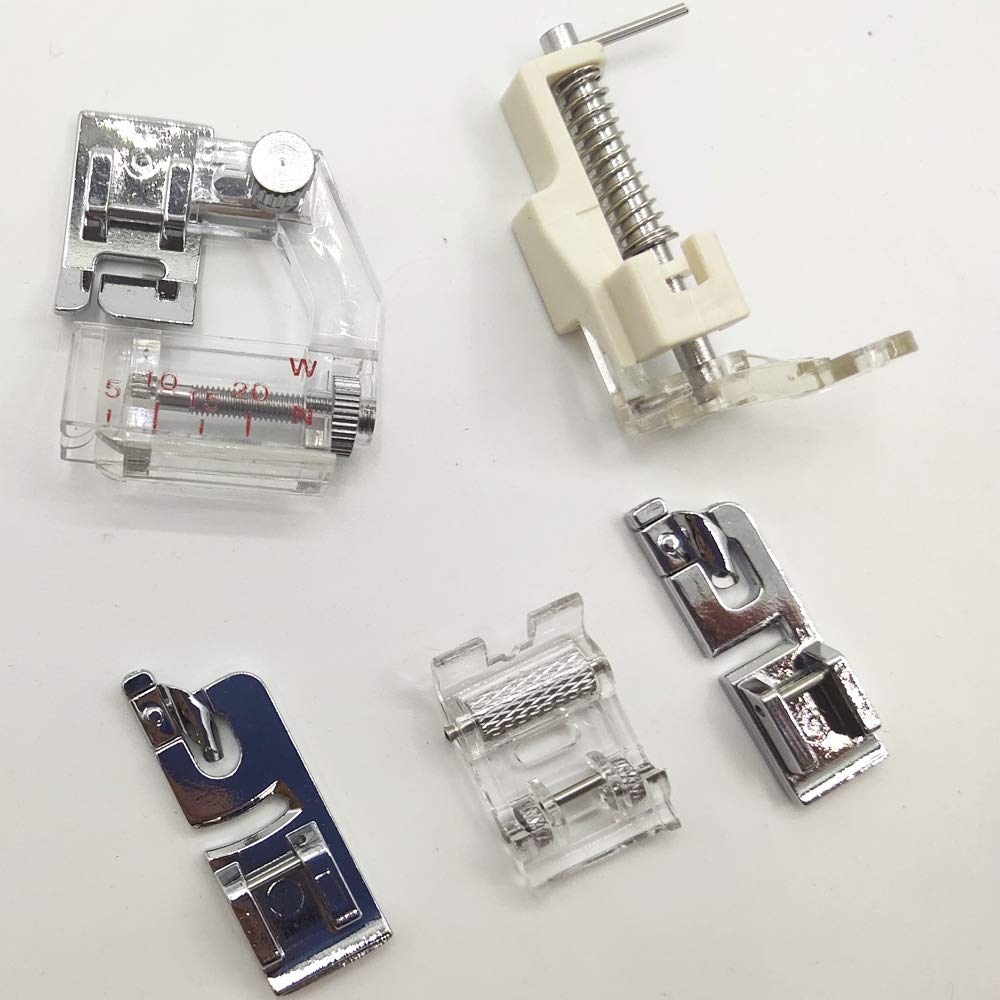 Evniset Professional 32pcs Adapter Sewing Machine Foot Kit Compatible Brother, Babylock, Singer, Elna, etc Multi-Function Sewing Machine (Presser Feet Set)