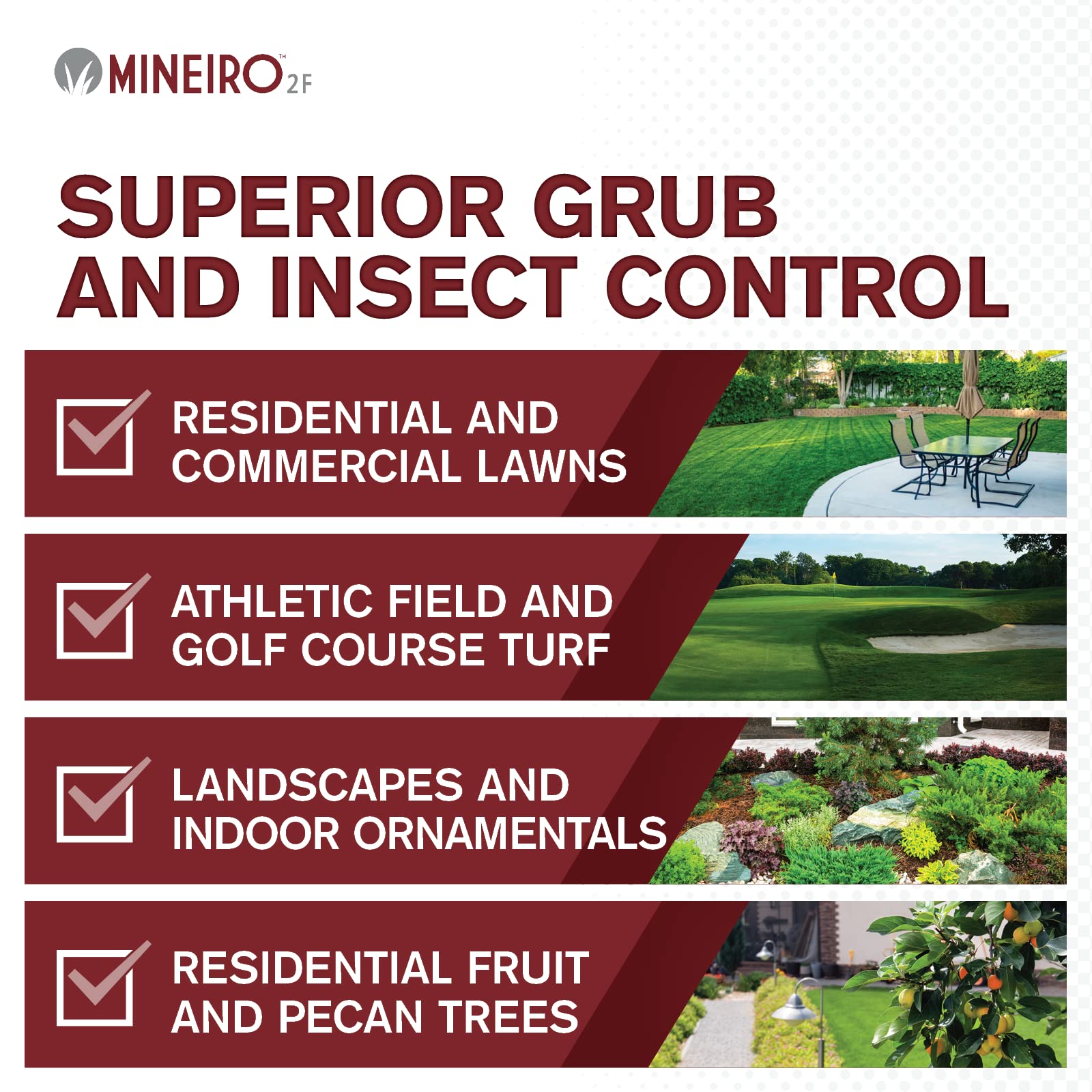 Mineiro 2F Imidacloprid Systemic Insecticide (1 Gal) by Atticus (Equivalent to The Leading Brand) β Grub and Insect Control in Lawns and Landscapes