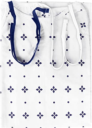 Utopia Care 6 Pack Cotton Blend Unisex Hospital Gown, Fits Sizes up to 2XL Blue