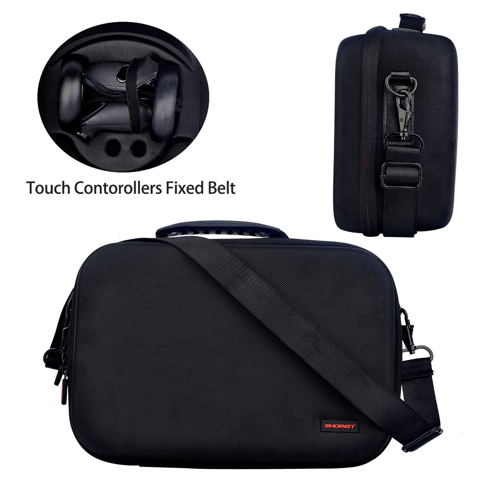 fengchensety Hard EVA Handbag Travel Protective Bag Storage Box Carrying Case Pouch for -Oculus Quest 2 VR Headset and Accessories,Quest 2 Handbag Carrying Case,Quest 2 VR Headset Storage Bag