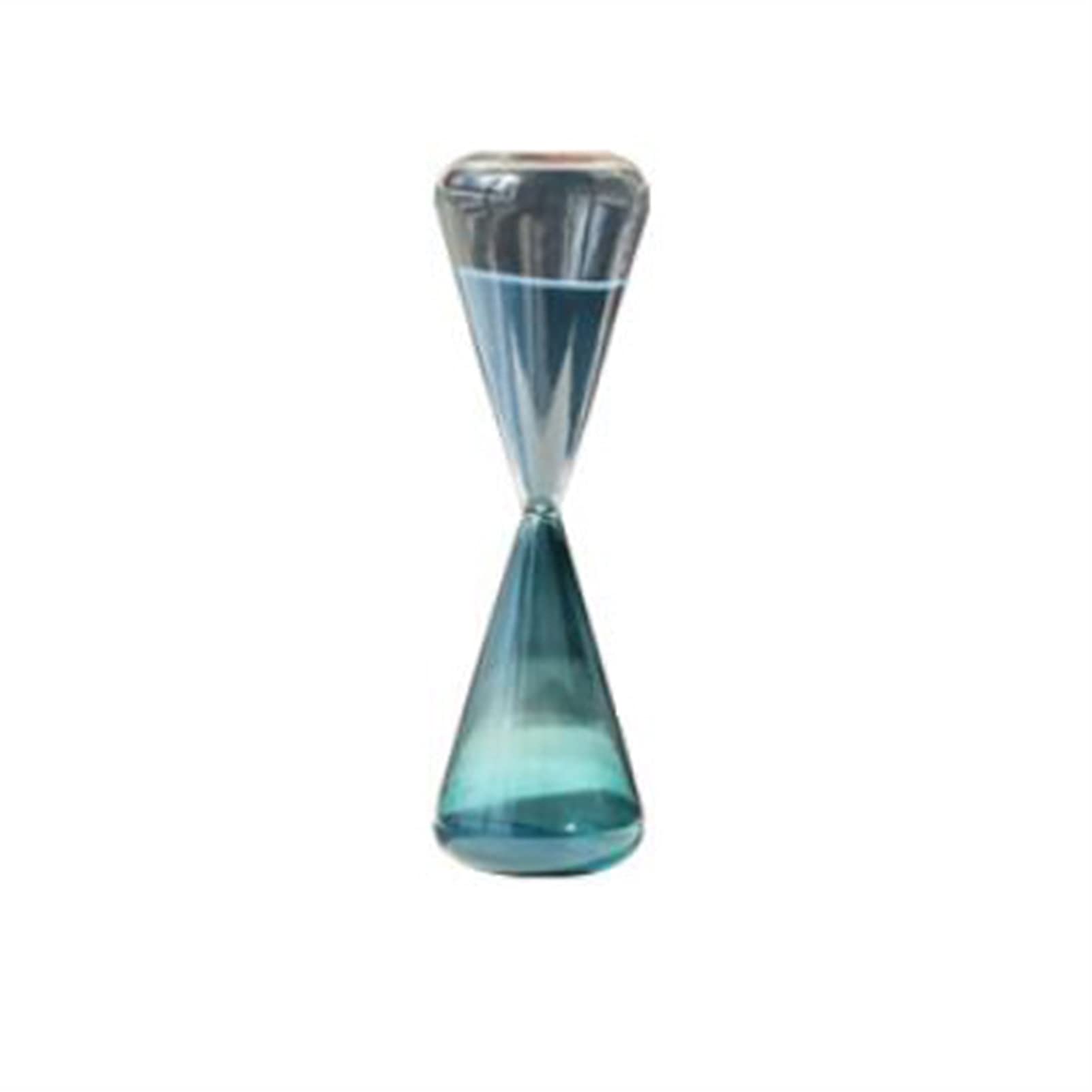 Hourglass, 60-minute Extra-large Timer Hourglass, Triangular Hourglass, American Glass Hourglass, Can Be Used for Desks, Study Decorations, Anti-fall Quicksand. (Color : A)