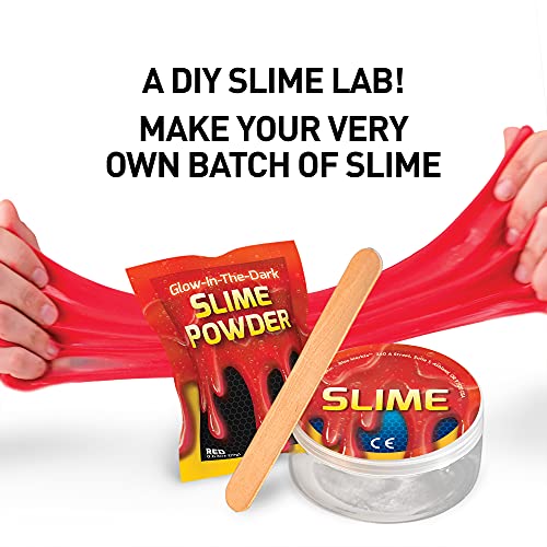 NATIONAL GEOGRAPHIC Mega Slime Kit & Putty Lab - 4 Types of Slime Plus 4 Types of Putty Including Magnetic Putty, Slime Kit for Boys and Girls, Sensory Putty Toy & Science Kit (Amazon Exclusive)