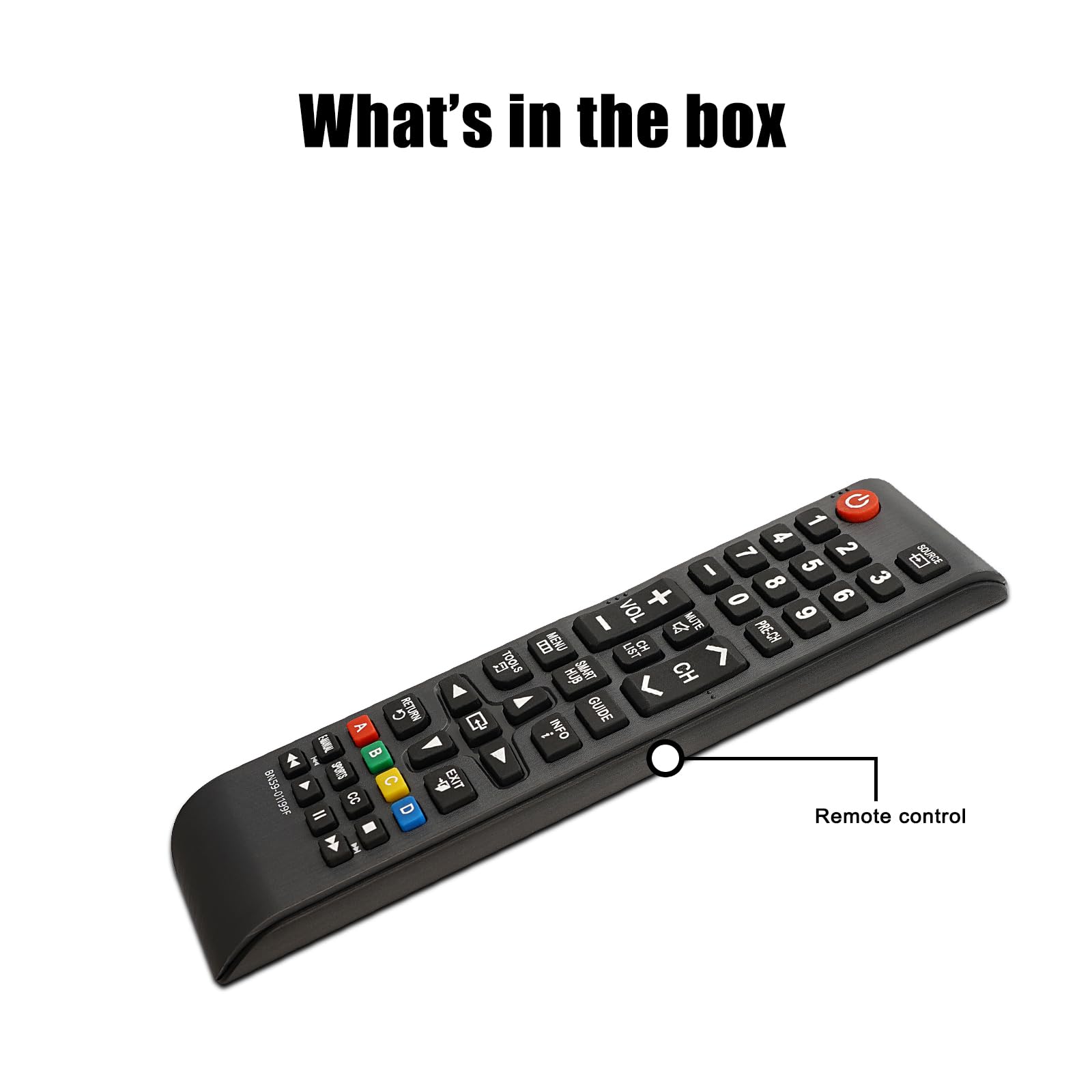 for Samsung Smart TV Remote Control fit All Samsung Models LCD LED 3D HDTV Smart TVs.(Without Battery)
