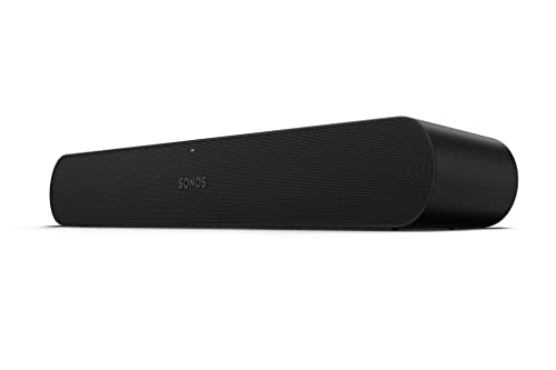 Sonos Ray Essential Soundbar, for TV, Music and Video Games - Black