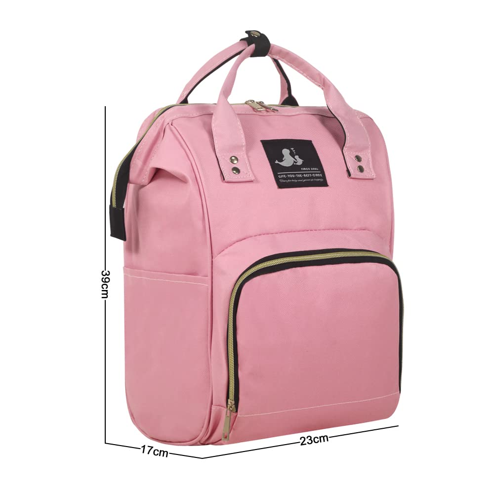 ISENSHI Diaper Bag Backpack, Diaper Backpack Organizer Bag for Mom/Dad, Large Capacity and Insulated Pockets