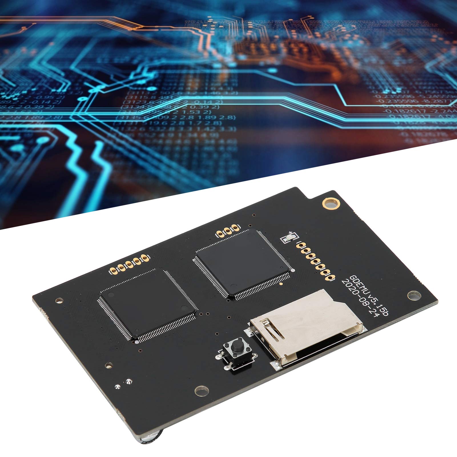 GDEMU Optical Drive Emulation Board, V5.15B Replacement for Dreamcast Va1 Console, No Soldering, Fast Game Reading Speed