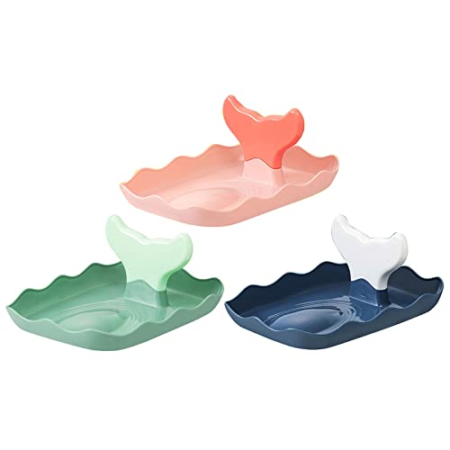 For Creative Fish Whale Tail Pot Lid Holder Multifunctional Spoon Rest Small Ladle Spatula Shelf Pan Cover Stand Rack Utensil Organizer For Kitchen Counter Pot Lid Holder Organizer