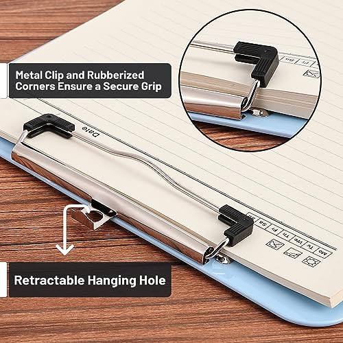 Mr. Pen- Plastic Clipboard, 12.5β x 9β, Cyan Blue, Clipboards for Kids & Adults, Clipboards Plastic, Clip Board, Teacher Clipboard, Kids Clipboard, Cute Clipboard, Plastic Clipboards