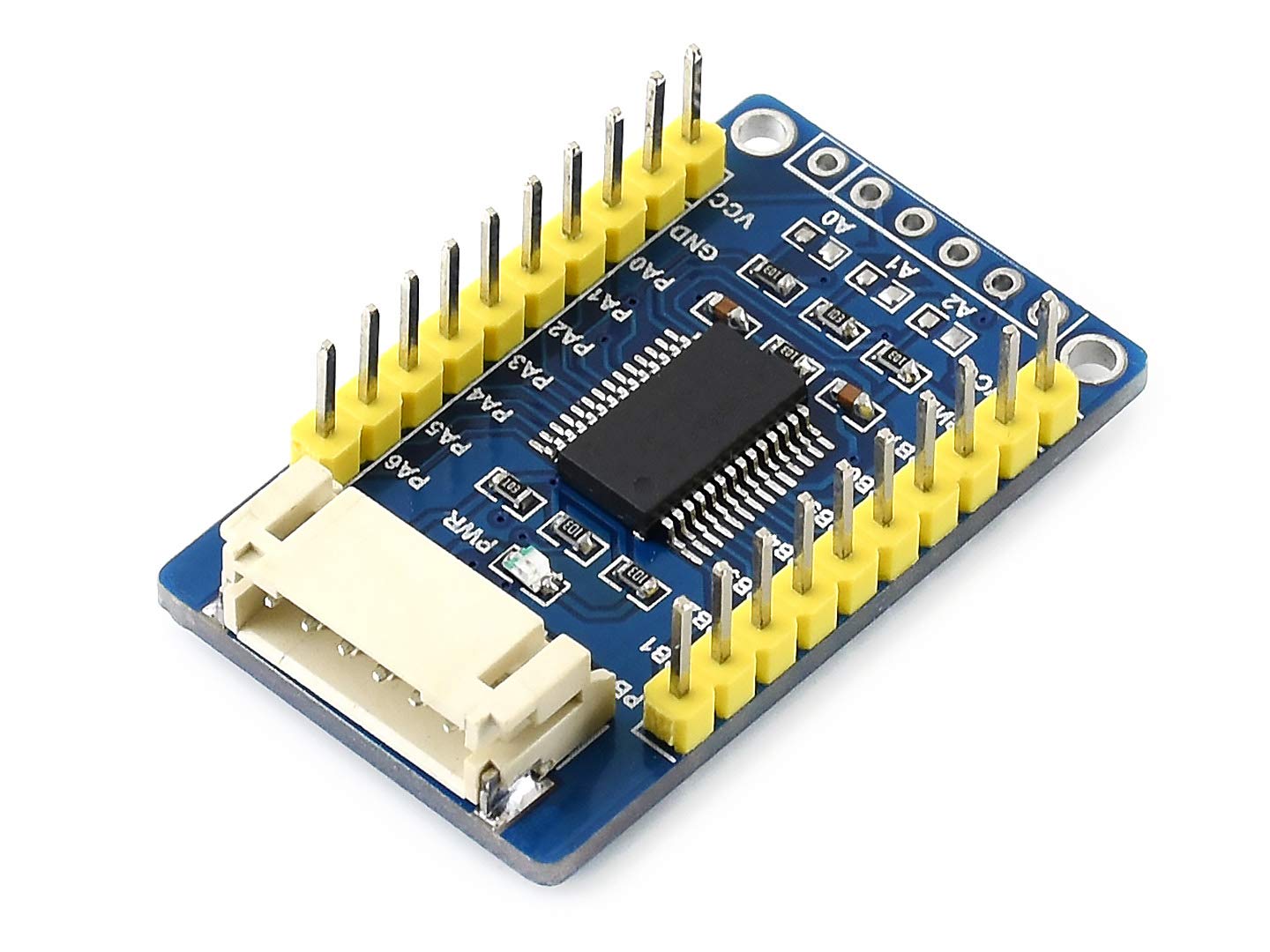Waveshare MCP23017 IO Expansion Board Compatible with Both 3.3V and 5V Levels I2C Interface Expands 16 I/O Pins