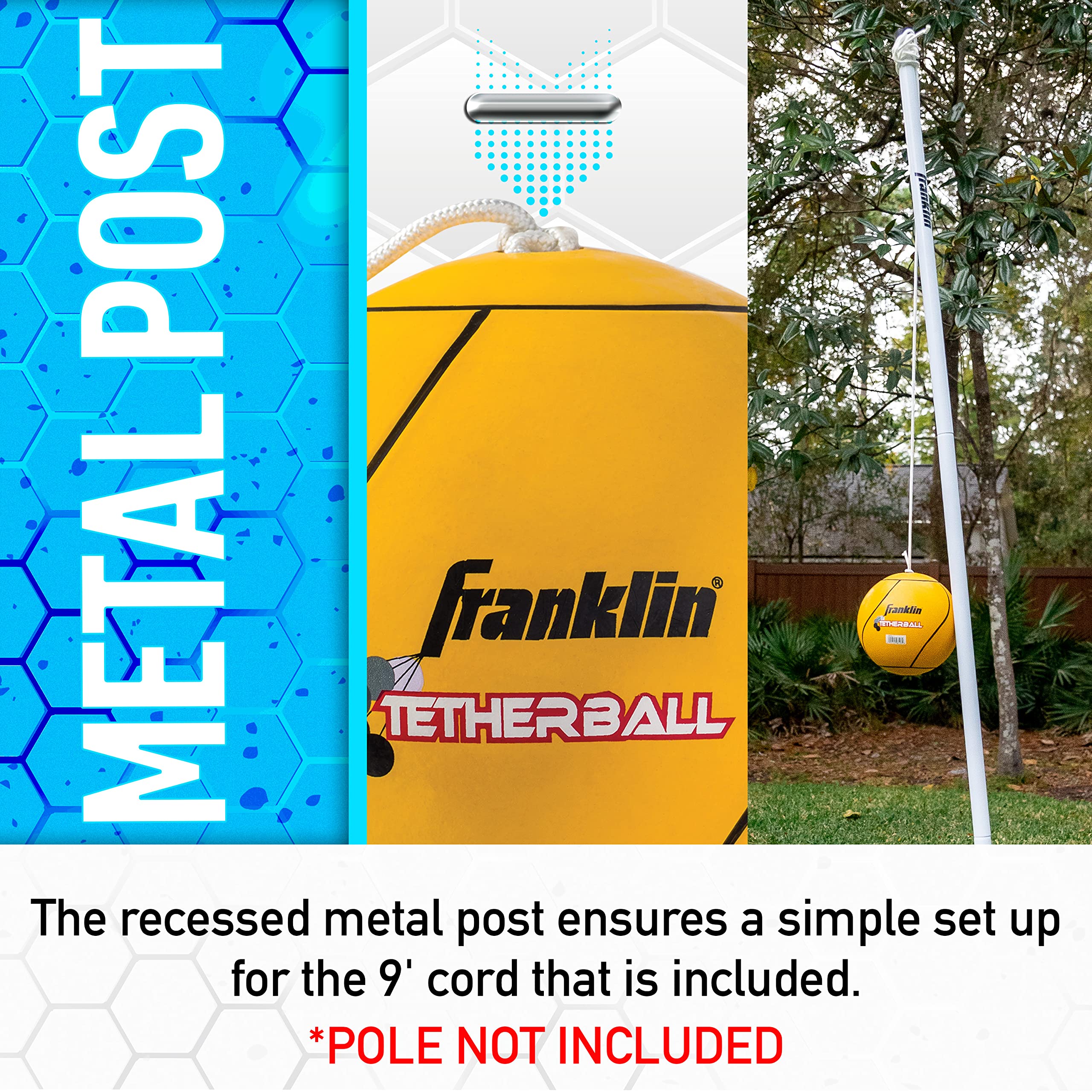 Franklin Sports 8.5" Rubber Tetherball