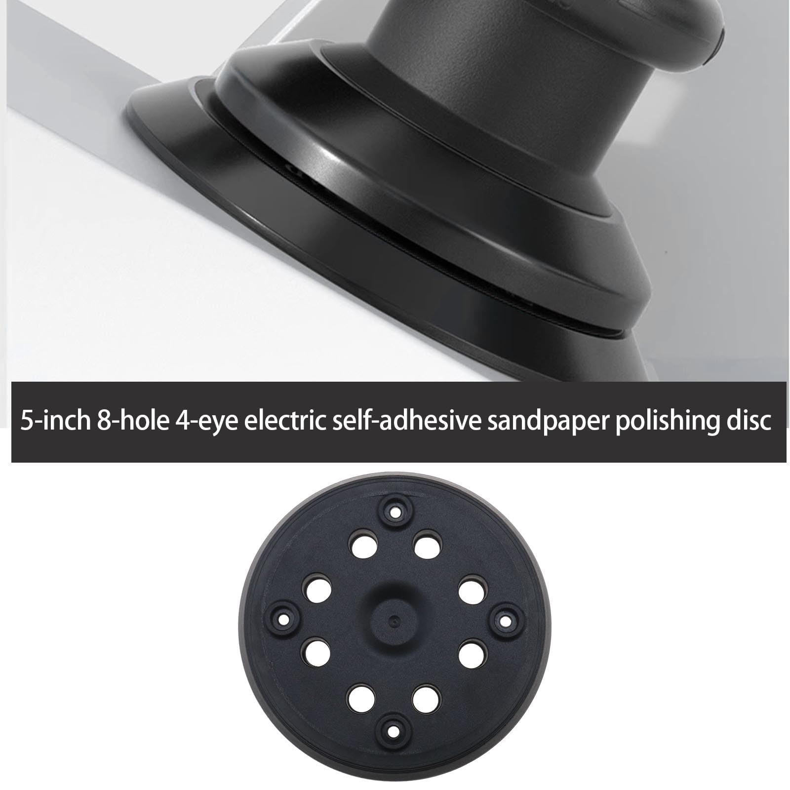 eMagTech Sanding Disc Backing Pad Compatible with PEX 270A/270 AE 12000 Rpm Sanding Disc Support Pad Self Adhesive Backing Pad 125mm/5Inch