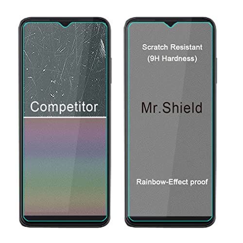 Mr.Shield [3-Pack] Designed For T-MOBILE (REVVL 6 PRO 5G) / REVVL 6X Pro 5G [Tempered Glass] [Japan Glass with 9H Hardness] with Lifetime Replacement