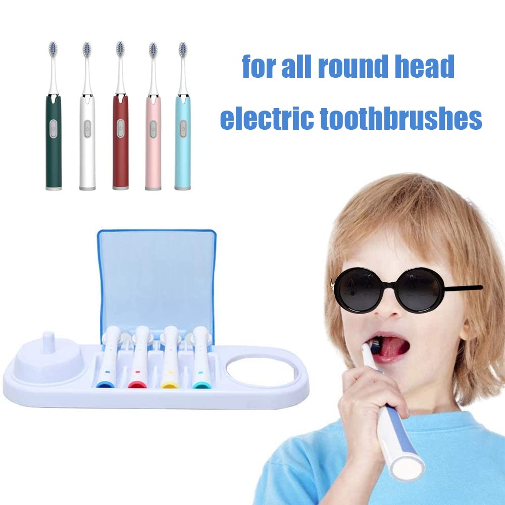 LSTCPGLAI Electric Toothbrush Stand Mount Brush Head Organizer Box Electric Toothbrush Head Holder Suitable for Most Toothbrushes