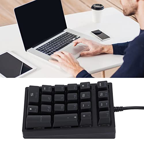 JINDI Gaming Keyboard, Mechanical Keyboard Prevent Fatigue with Rubber Sleeve for Internet Cafe for Home(Blue Switch)