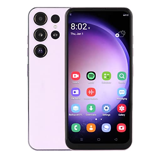 fannay 4GB 64GB Smartphone, S23 Ultra 6.6 Inch Smartphone Quad Core CPU 8MP 24MP Camera for Business Use (US Plug)