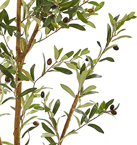 Nearly Natural 82” Olive Artificial Silk Trees Green