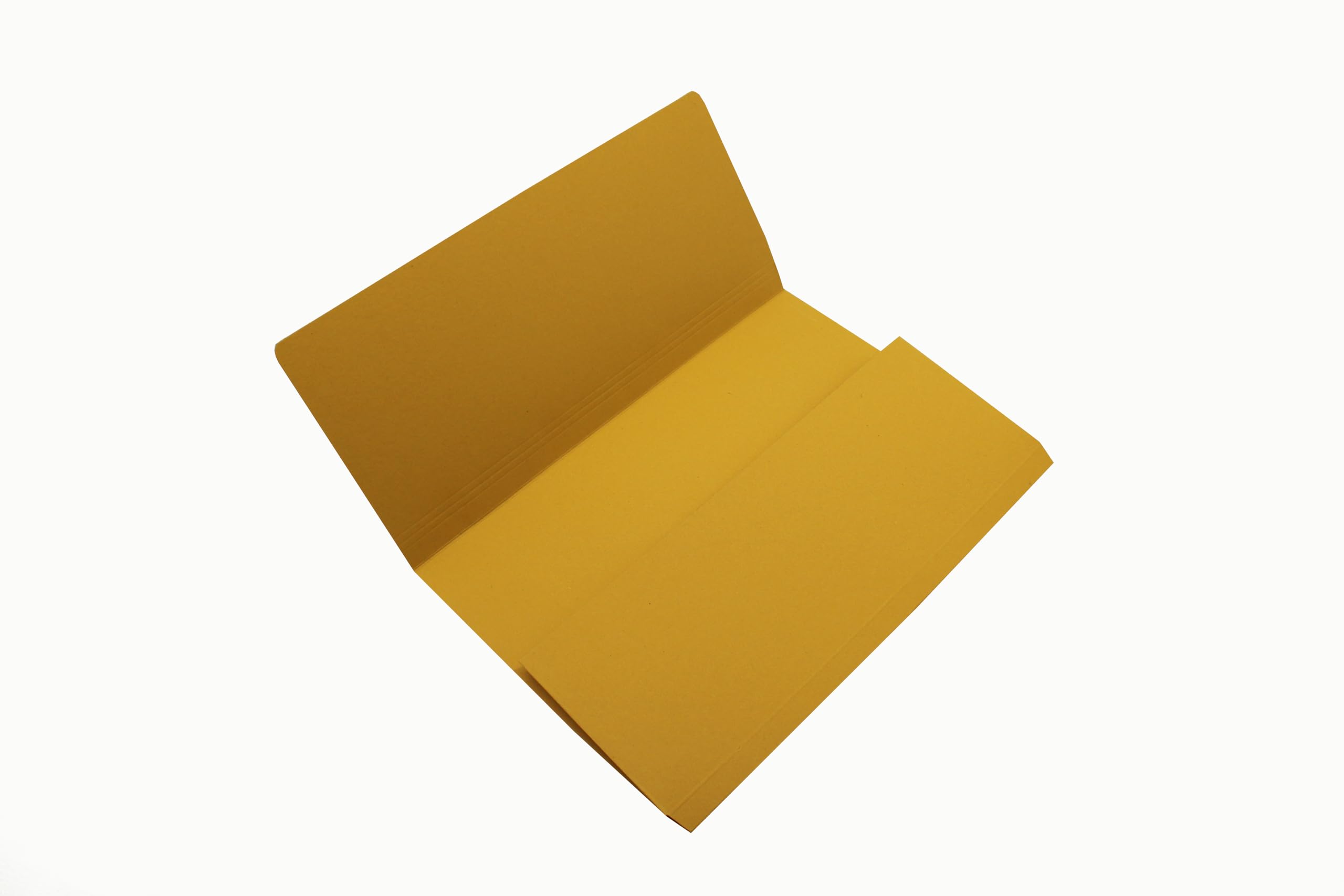 Exacompta Guildhall Document Wallets, 285 GSM, Foolscap - Yellow, Pack of 50