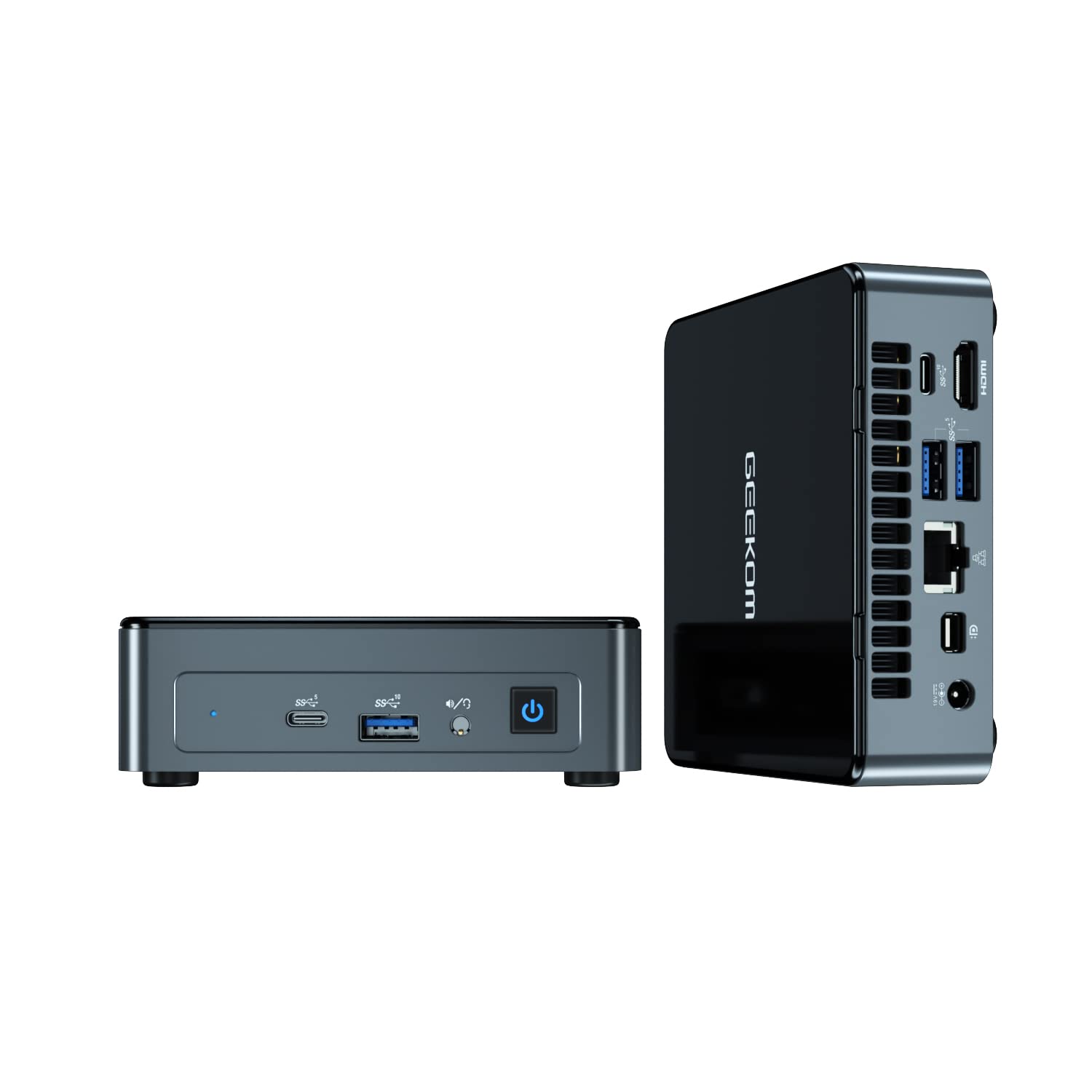 GEEKOM Mini PC, MiniAir11 Mini Computer with 11th Gen N5095(Up to 2.9 GHz), Barebone Windows 11 Pro Desktop Computer, Support 4K UHD, Dual WiFi, BT, HDMI, VESA