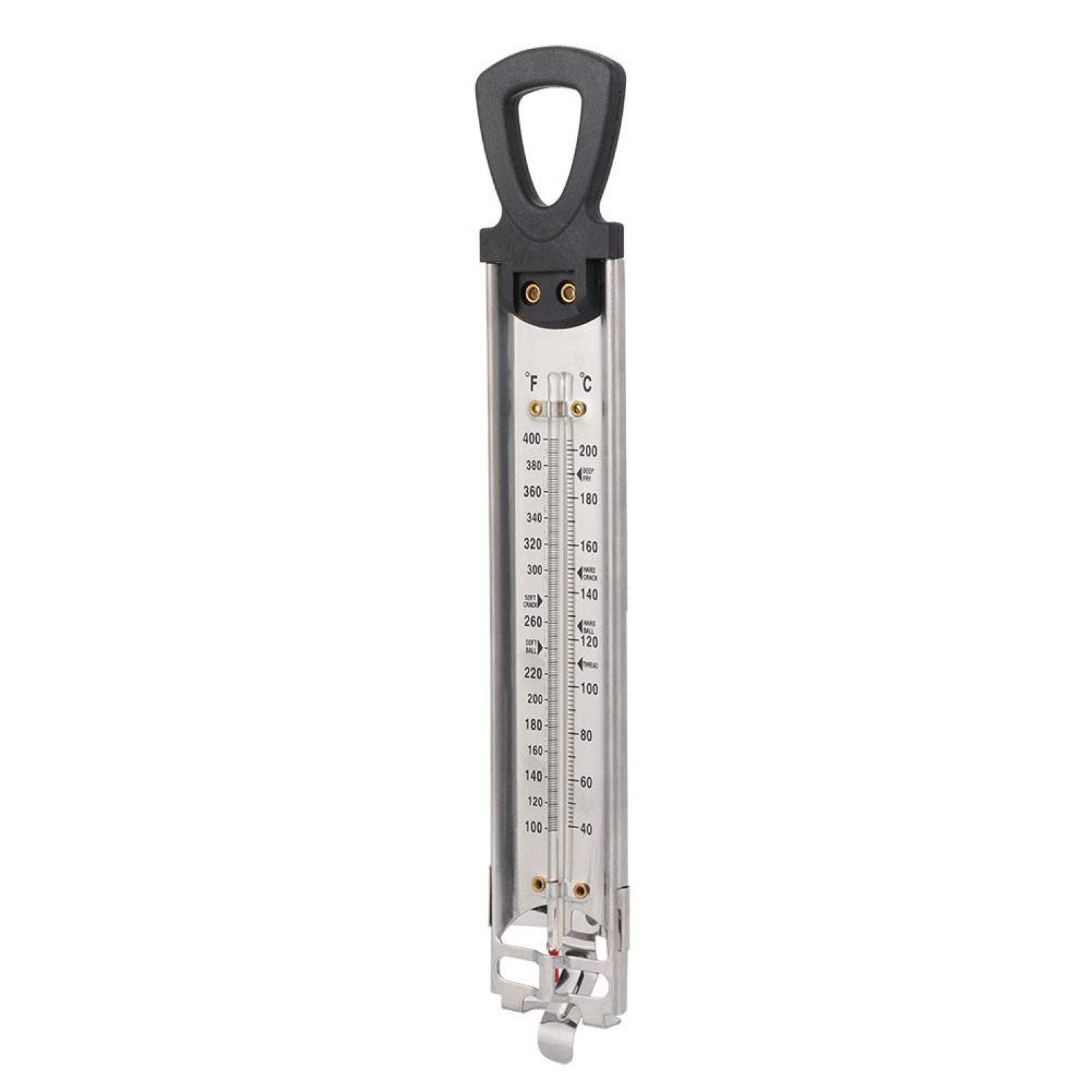 HENGHUAsm Candy Thermometer Fahrenheit Celsius Double Scale Display- Household Kitchen Hanging Candy Thermometer - for Cooking Food Candy, BBQ Grill, Liquids-Accurately Measures Temperature