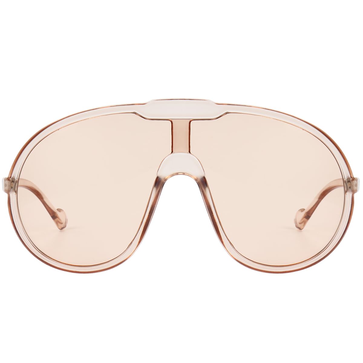 GFUIARA Trendy Oversized Sunglasses for Women Men Fashion Shield Aviator Sun Glasses UV400 Protection Goggles