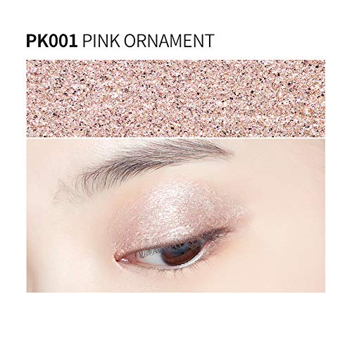 ETUDE HOUSE Mirror Holic Liquid Eyes (#PK001 Pink Ornament) | Kbeauty| Eyes Makeup | Liquid Eye Shadow with Sparkling Metallic Glitter | Long-Lasting and Quick Fixing