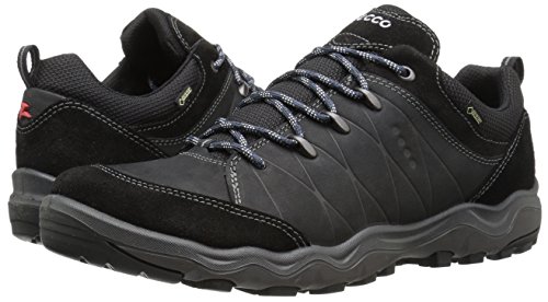 ECCO Men's Ulterra Gore-Tex Backpacking Boot, Black/Black, 10-10.5
