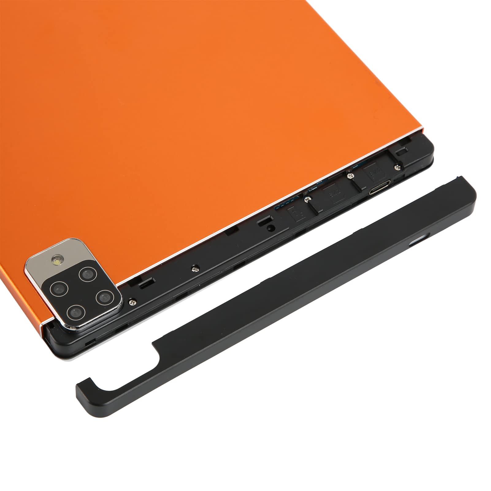 LBEC Kids Tablet, Orange 1960x1080 8800mAh Battery 10.1in Tablet 6GB 128GB 100240V for Work (US Plug)