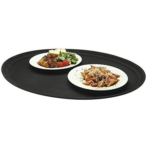 HUBERT NonSkid Serving Tray, Round - 27"L x 22"W