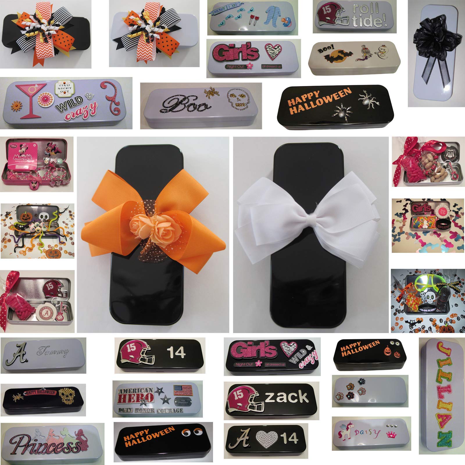 StuffIncase Single Mini Pencil Box, Platinum. Use as Pencil, Makeup, Jewelry, Gift, Candy, Favor or Birthday Gift Box
