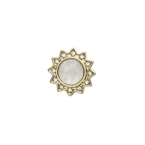 Fossil Women's Gold-Tone Stud Earrings, Color: Gold (Model: JF03423710)