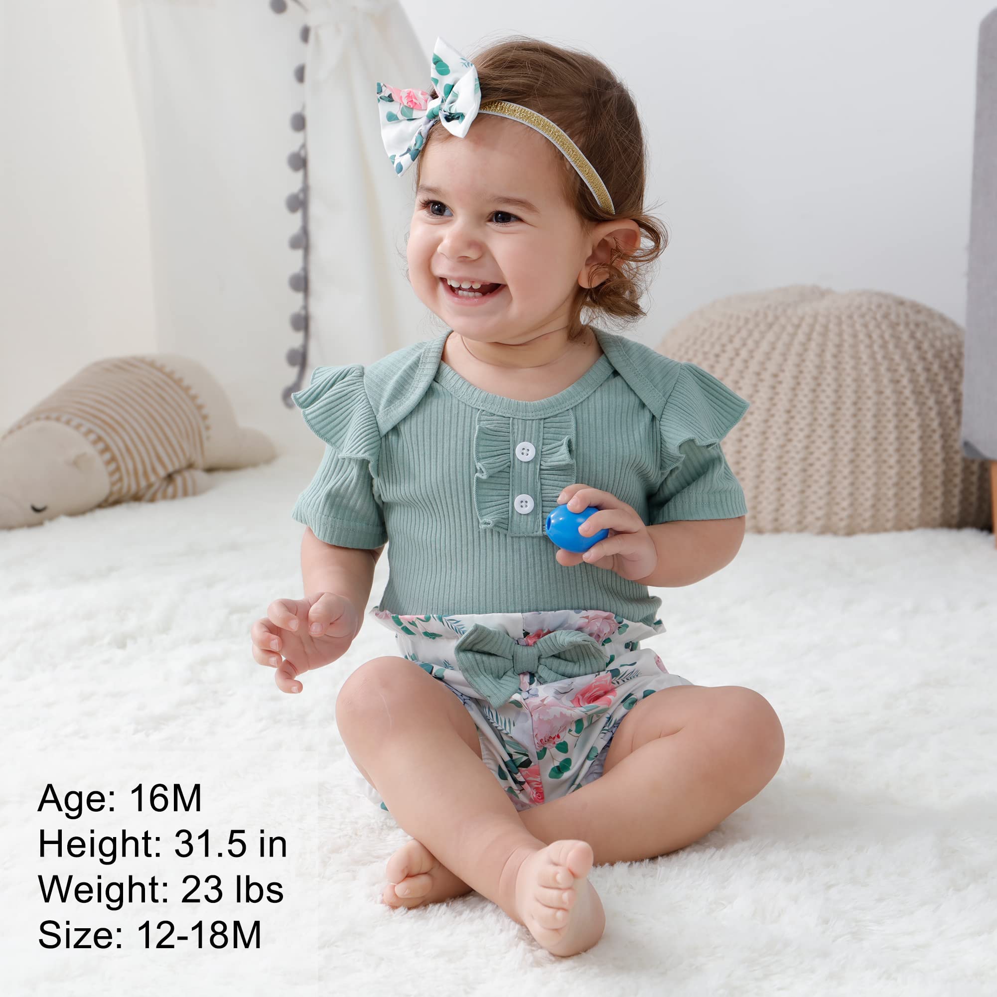 WESIDOM Baby Girl Clothes,Hooded Long Sleeve Printed Leopard Pants Headband Sweatshirt Toddler Outfit Clothing Sets