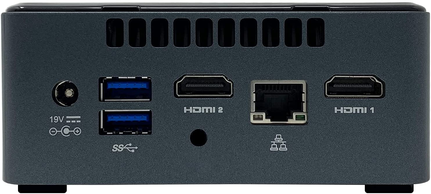 Intel NUC 7 Mainstream Kit NUC7CJYHN1 Mini Business & Home Barebone Desktop Intel Celeron J4005, 8GB DDR4 RAM, 256GB SSD, UHD Graphics Bluetooth, RJ-45, Wi-Fi, IST Cable, Windows 10 Pro