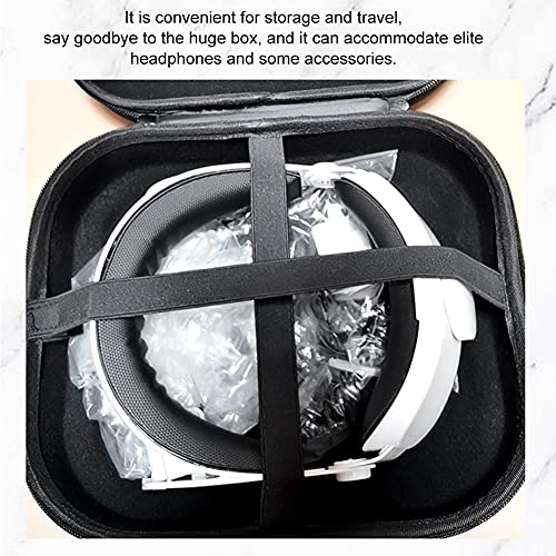 EKDJKK VR Headset Storage Bag with Strap, Home Hard Carrying Case VR Gaming Headset and Touch Controllers Accessories Fit for Oculus Quest 2
