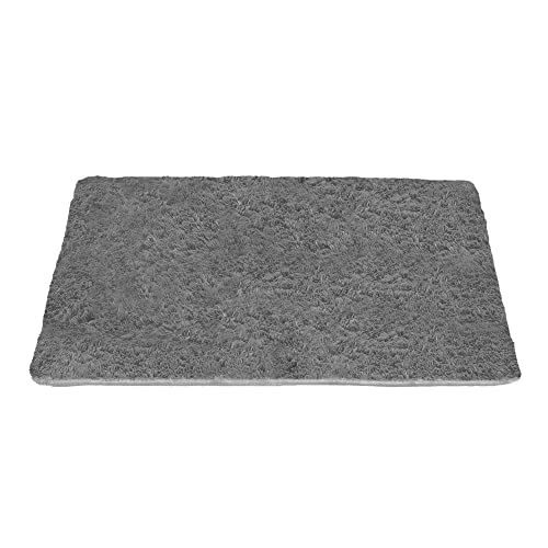 TTLOJ Rectangle Rug, Area Rug for Kids Play Tent, Mat Pad for Kids Playhouse for Nursery Baby Room, Children Room Home Decor Dormitory Soft Velvet 50.5" Lx38.5 W Gray