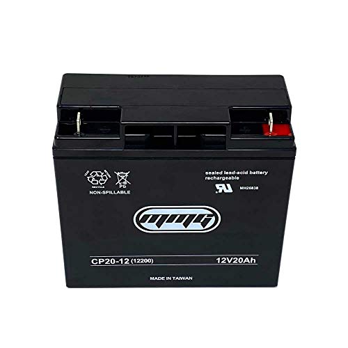 MMG CP20-12: 12V 20Ah Sealed Lead Acid (SLA) Rechargeable Maintenance Free Battery
