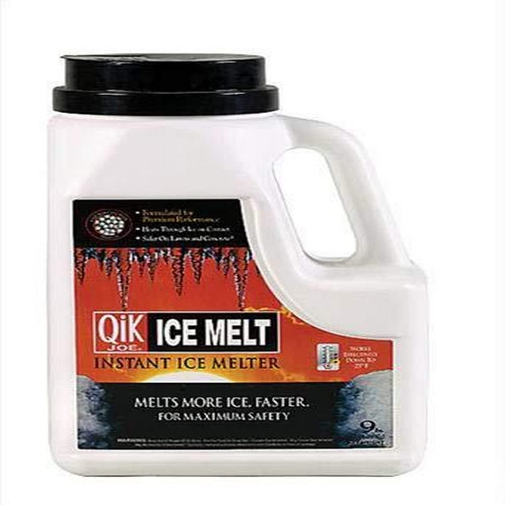 Milazzo Industries 30069 Qik Joe Ice Melt Pellets, 9-Pound
