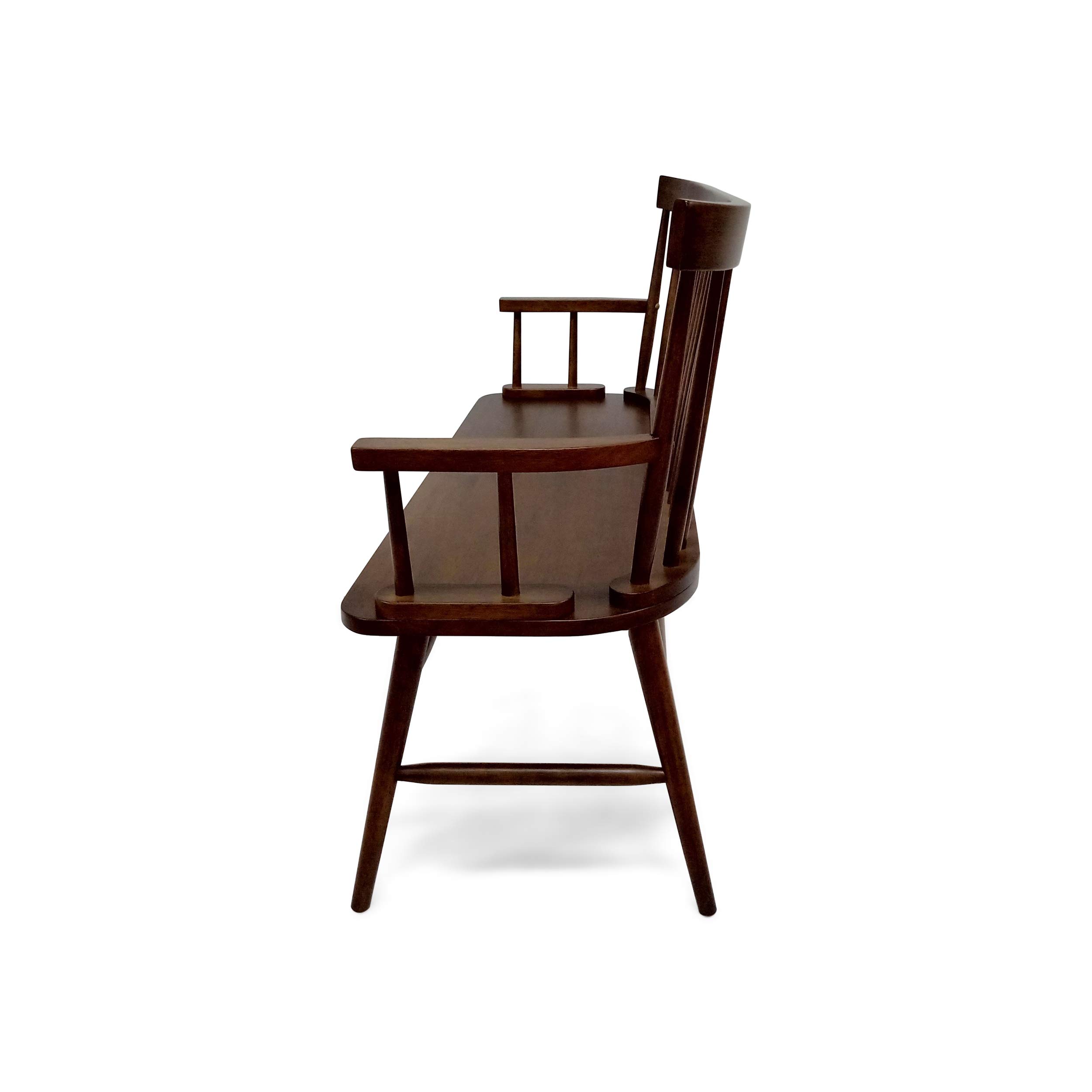 GDFStudio Farmhouse Bench, Walnut