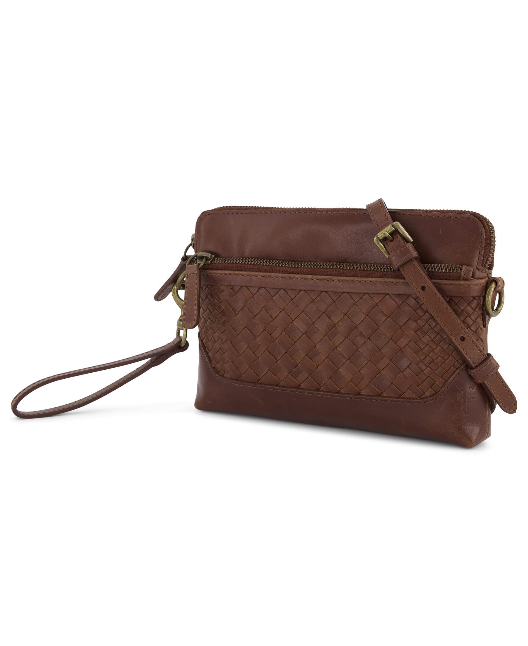 Frye Melissa Crossbody Wristlet, Cognac Basket