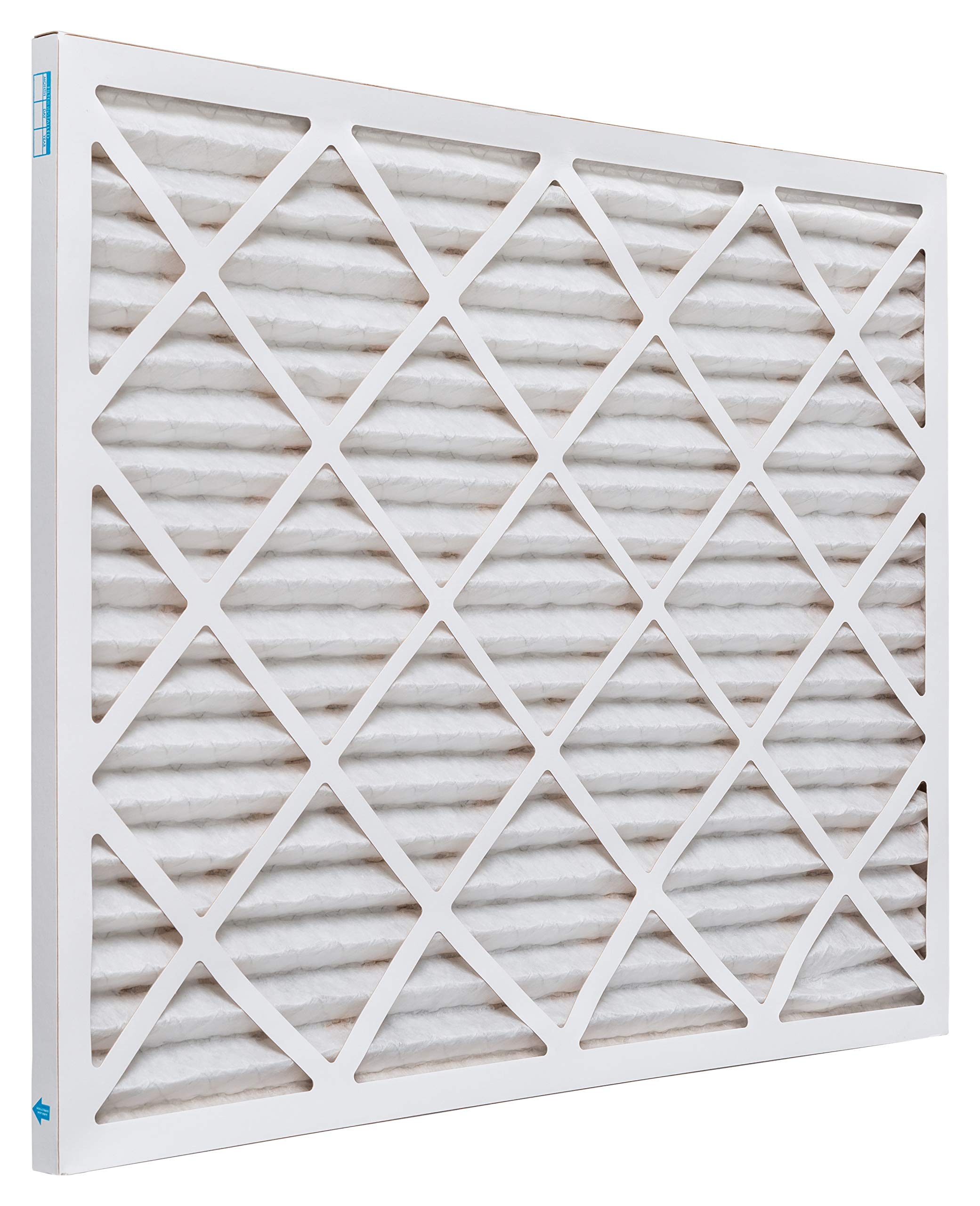 Eco-Aire 20x21 5/8x1 MERV 13, Pleated Air Filter, 20 x 21 5/8 x 1, Box of 6, Made in The USA