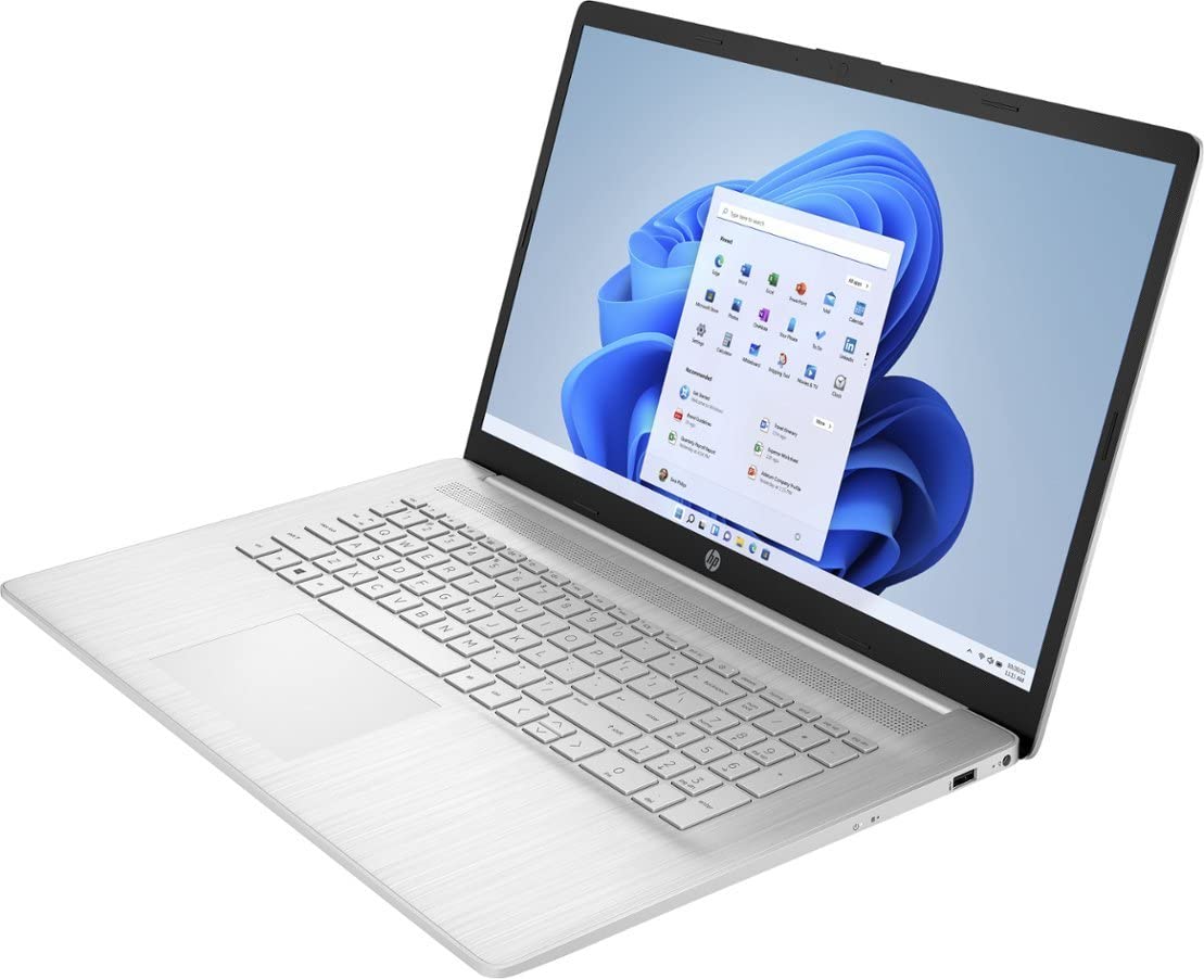 HP Newest 17.3 FHD IPS Micro-Edge Laptop, AMD Ryzen 5 5500U 6-core(Beat Intel i5-1135G7), 16GB DDR4 RAM, 256GB SSD+1TB HDD, WiFi, Bluetooth, Numpad, HDMI, Webcam, Win11