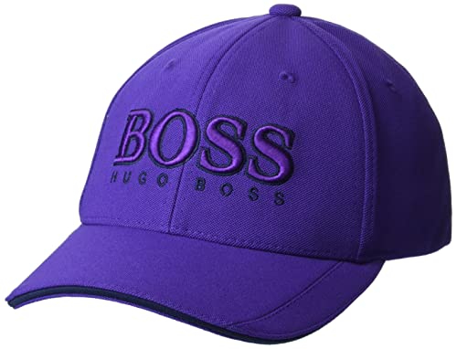 HUGO Boss Men's Technical Pique Logo Cap, Bright Dahlia Purple, One Size