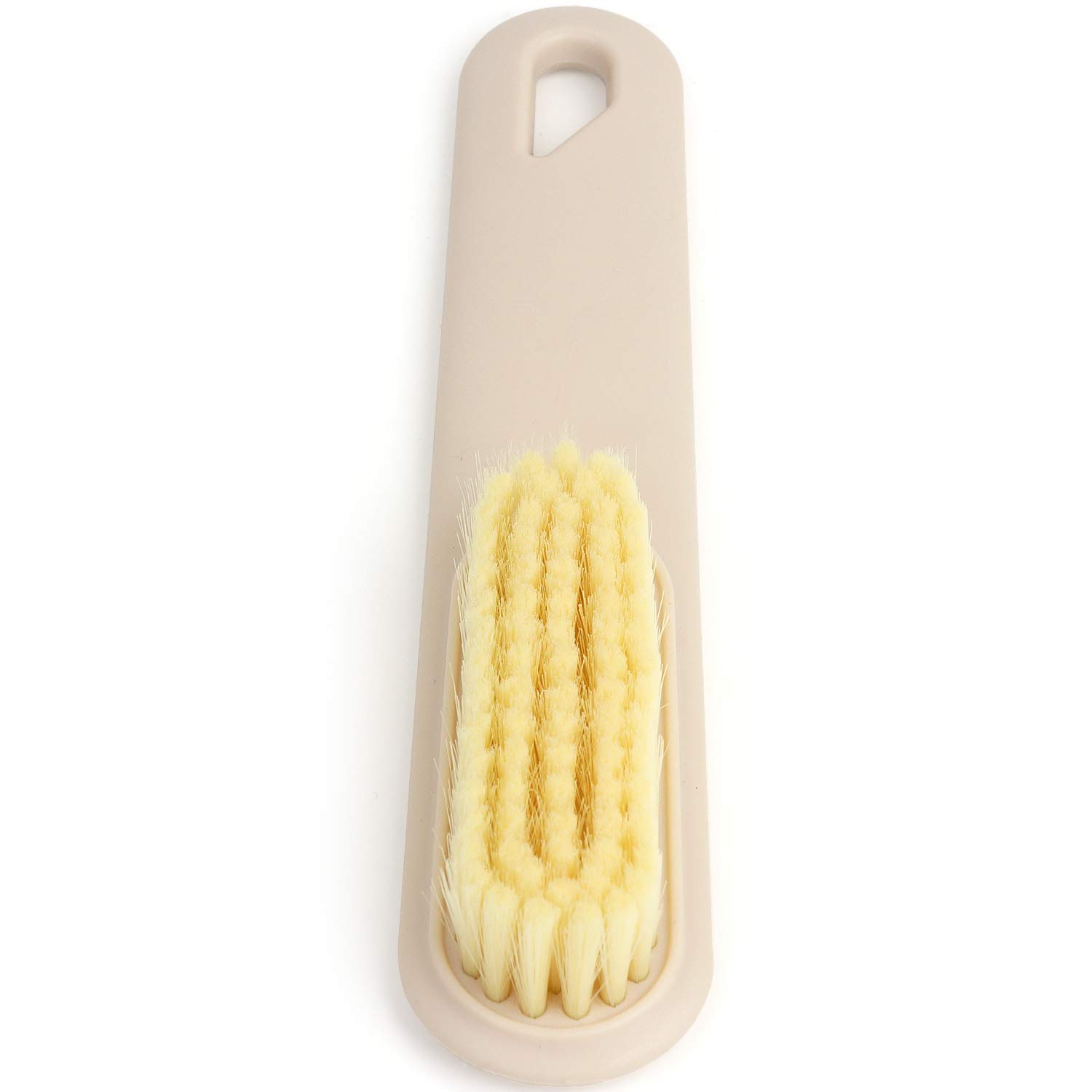 Everests Boot Brush Comfortable Plastic Handle Clothes Cleaner Shoes Scrubbing Soft Cleaning Brush (Pink, 2 Pack)
