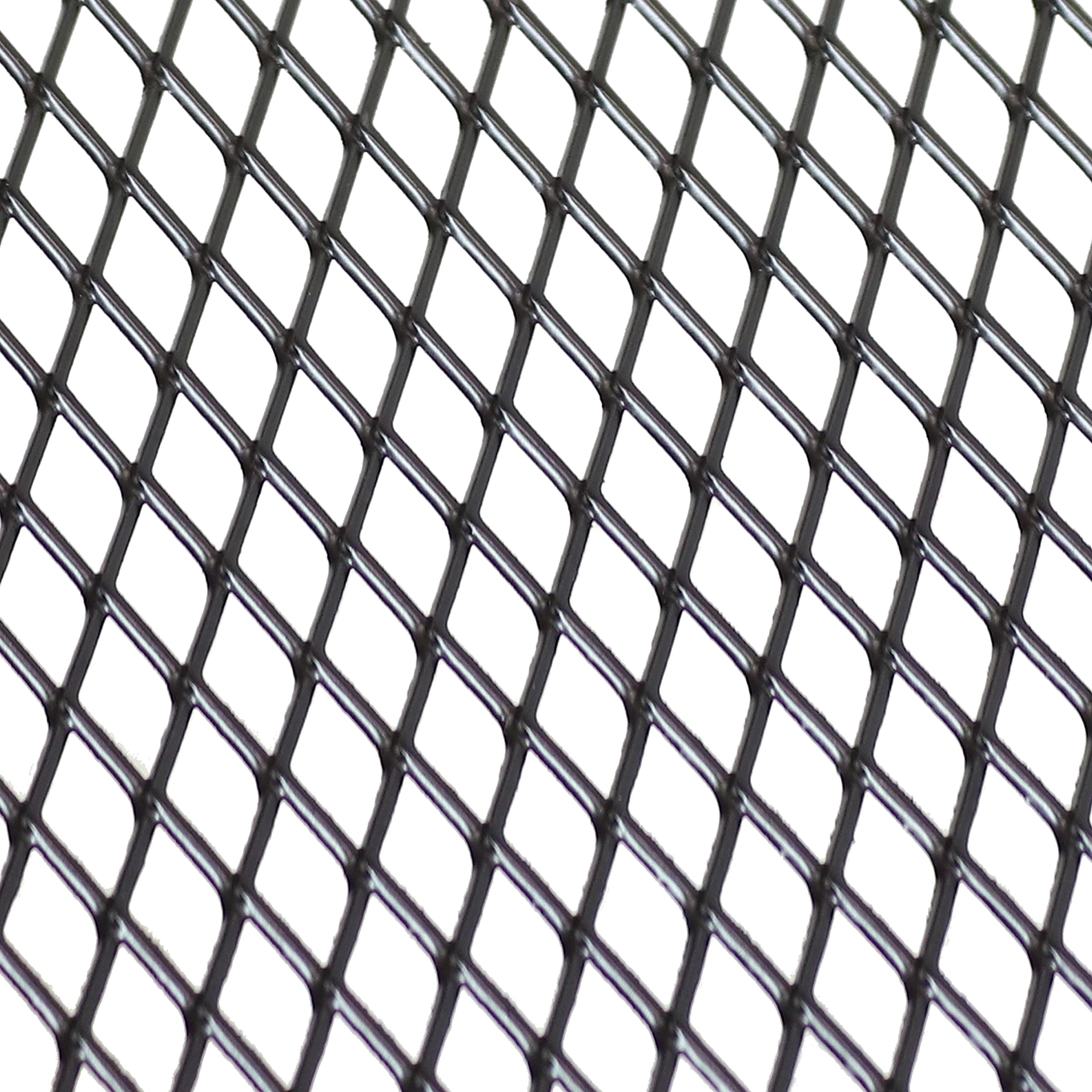 Sunnydaze Outdoor Curved Powder-Coated Black Metal Mesh Fire Pit Bench - Backless - Set of 2