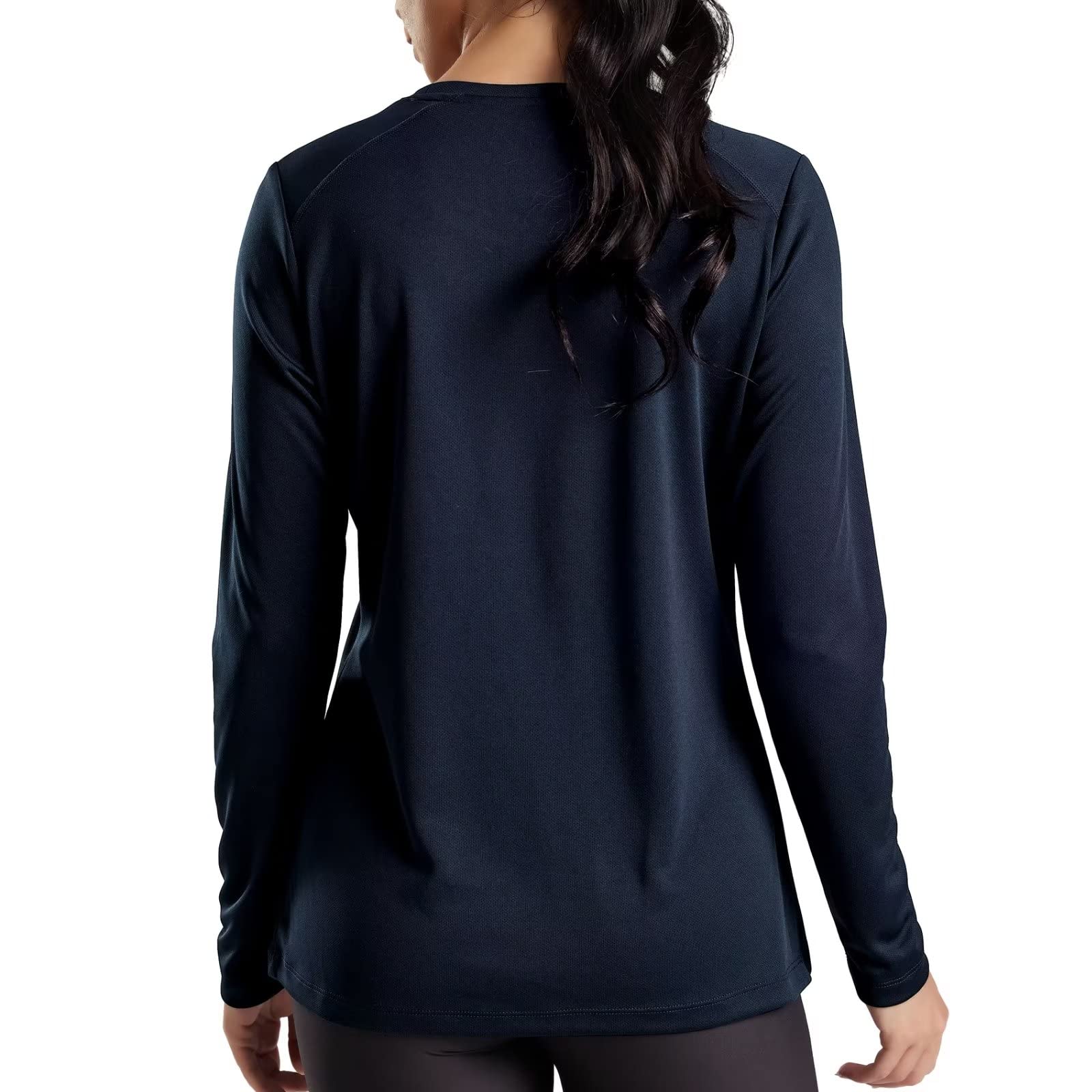 Haimont Women’s Dry Fit Running Athletic T-Shirts Short Sleeve Active Polyester Mesh Tee for Gym, Sports, Hiking, Exercise, Moisture Wicking, Black, XL