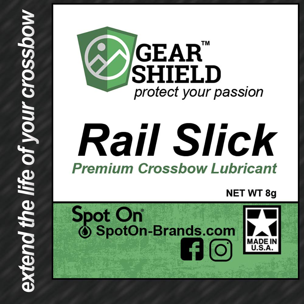 Gear Shield Rail Slick Premium Crossbow Rail Lube - 2 Pack - Made in The USA