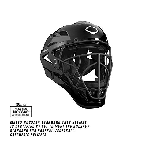 EvoShield Pro-Srz™ Catcher's Helmet - Black, Small