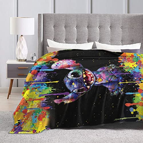 Super Soft Blanket, Unisex Throw Blanket Flannel Blankets for Bedding Couch Sofa Living Room Throws All Season 2-60"x50"